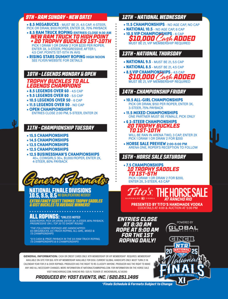 NTR Finals XI - Rancho Rio