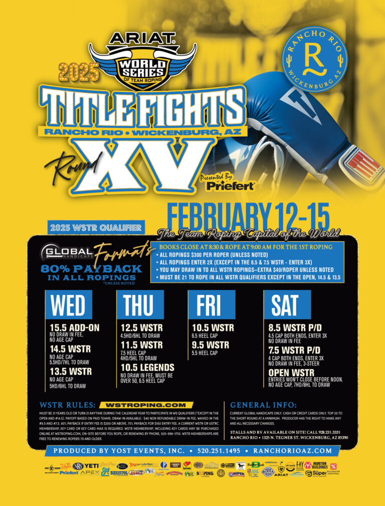 Events from February 12 – March 8 – Rancho Rio